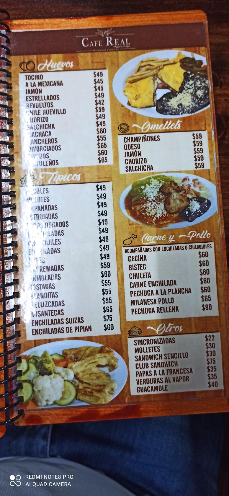 Carta de Café real, Poza Rica
