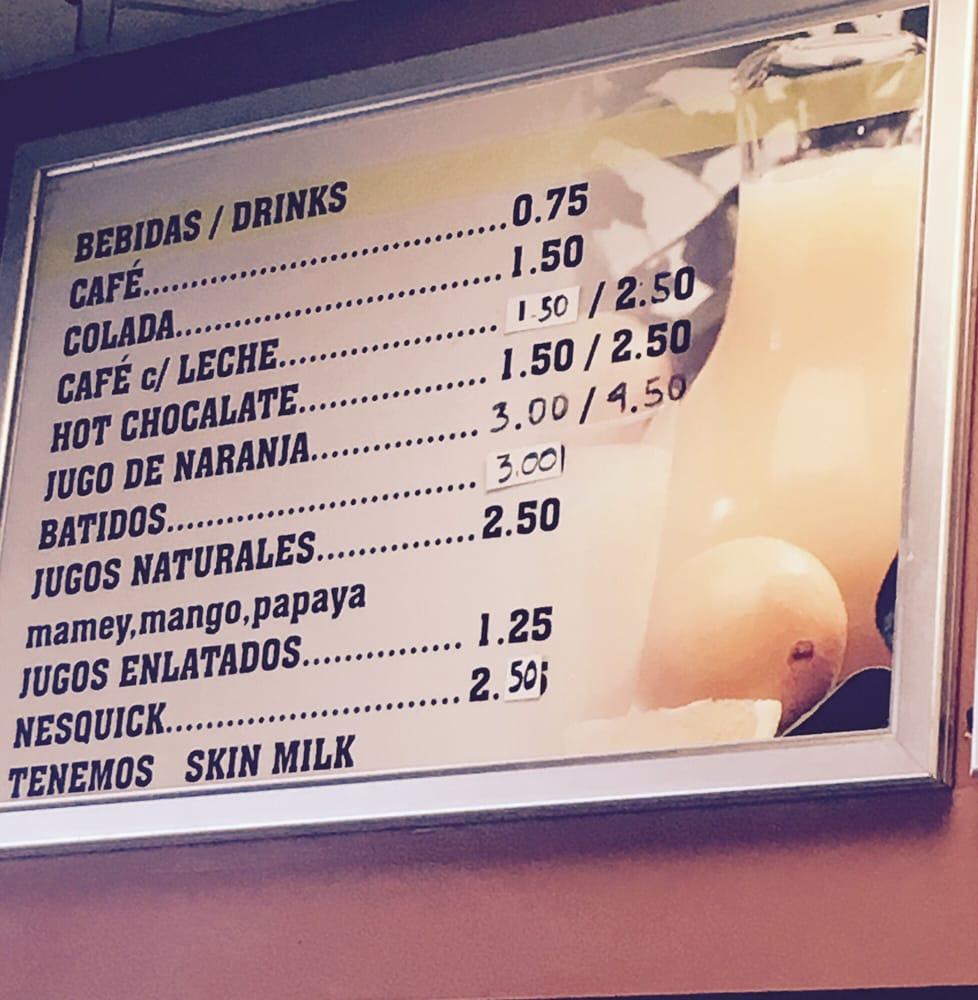 Menu at Holiday Bakery, Miami Lakes, Miami Lakes Dr