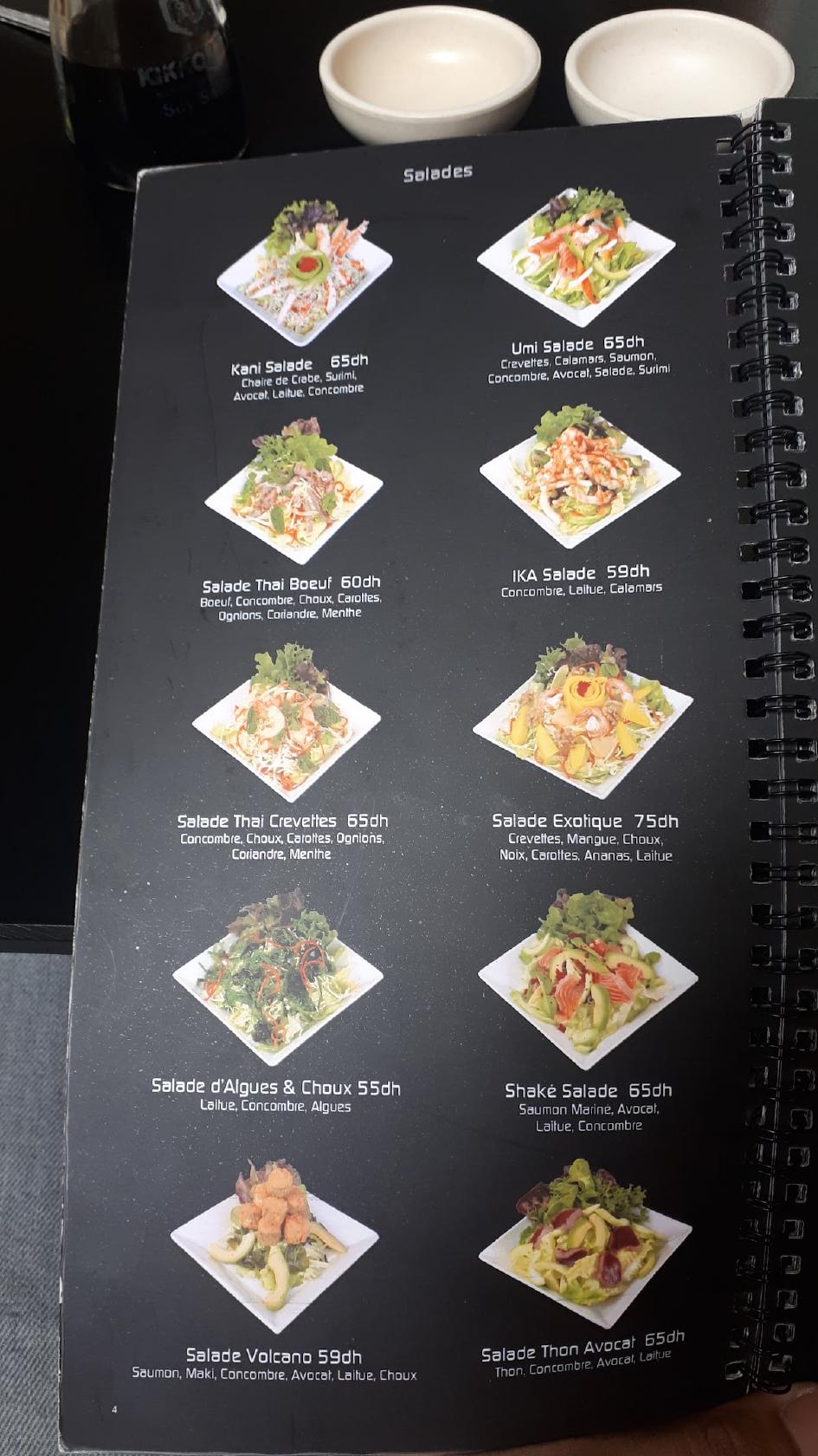 Menu at Sushi Box restaurant, Rabat, 36 Angle Avenue Al Atlas