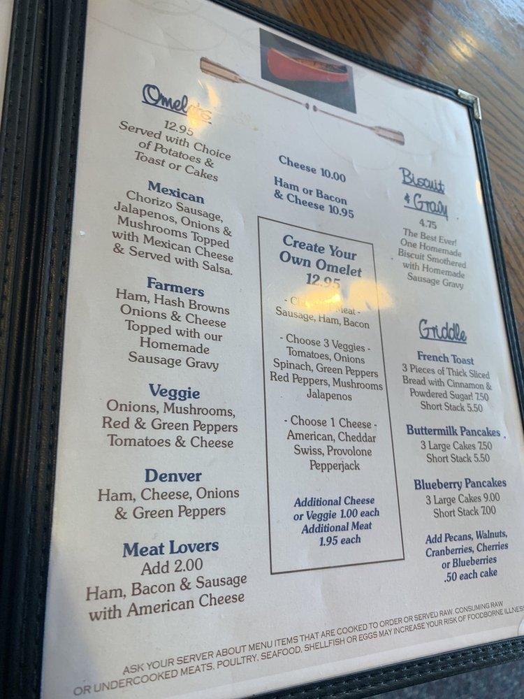 Carta del restaurante Platte River Inn, Honor