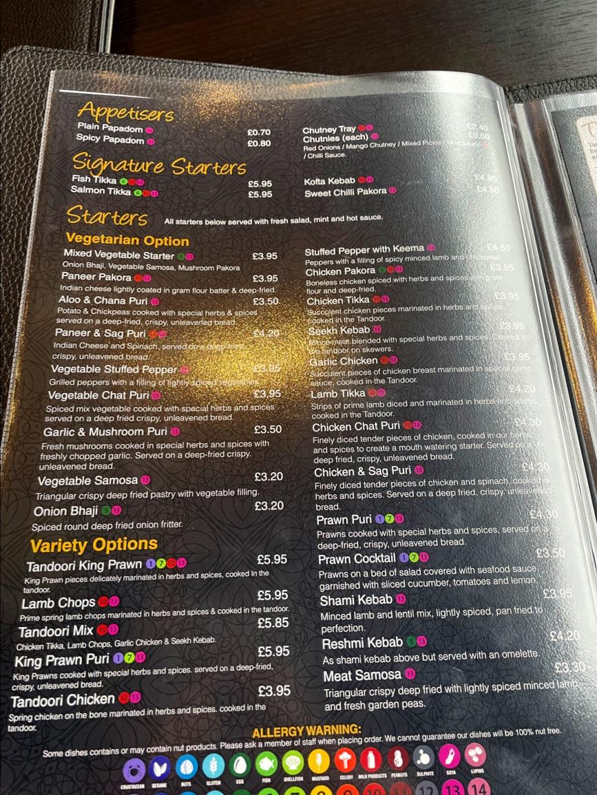 Menu at Purple Olive Ashton restaurant, Ashton-under-Lyne, 83 Stamford St E
