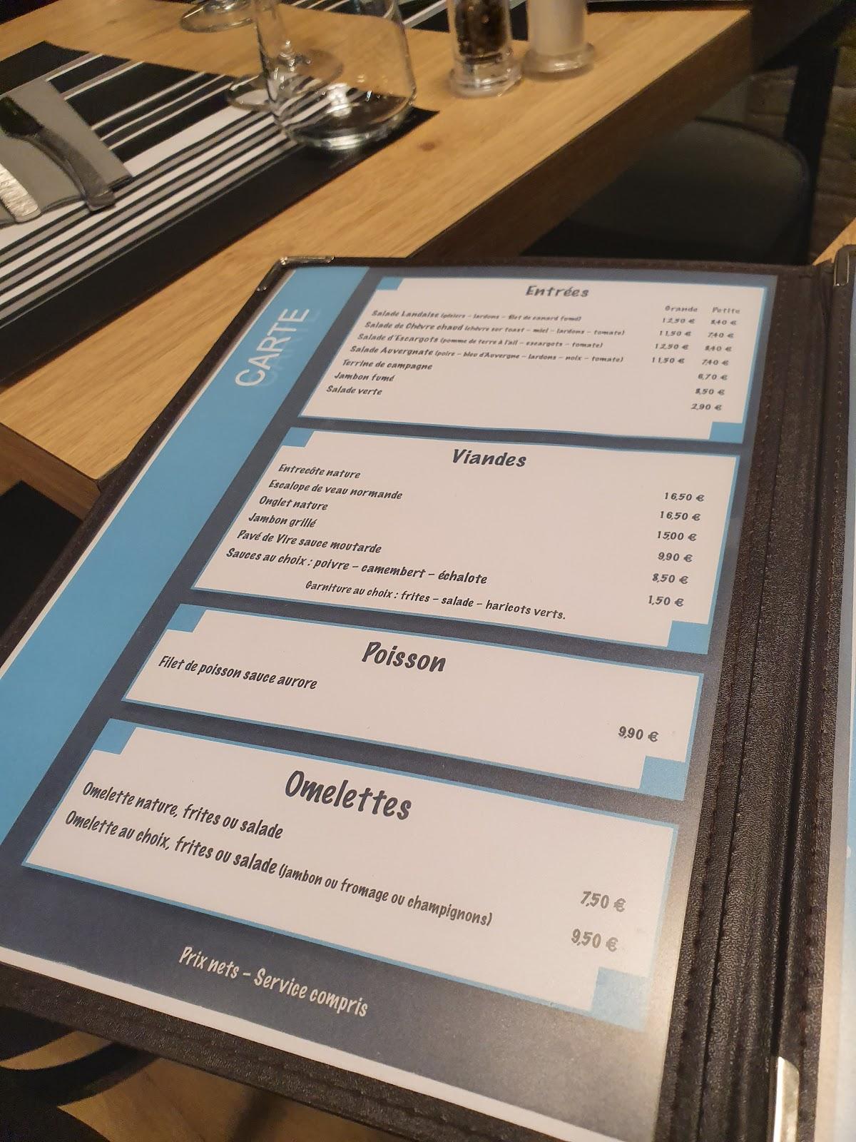 Menu at La Licorne Conde, Restaurant, Condé-sur-Noireau