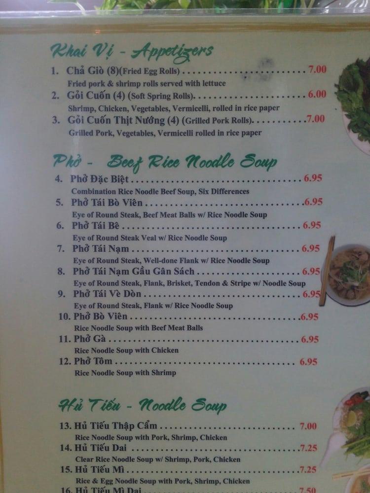 Menu at Tau Bay restaurant, Houston, Southwest Fwy #T