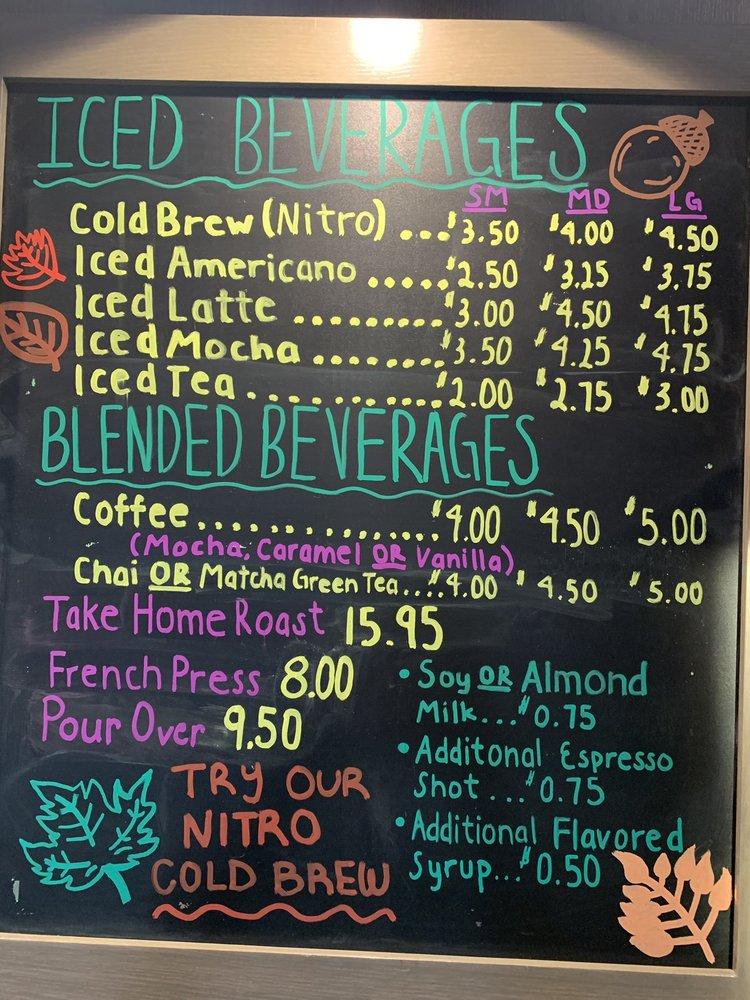Menu at Canyon Coffee cafe, Ladera Ranch