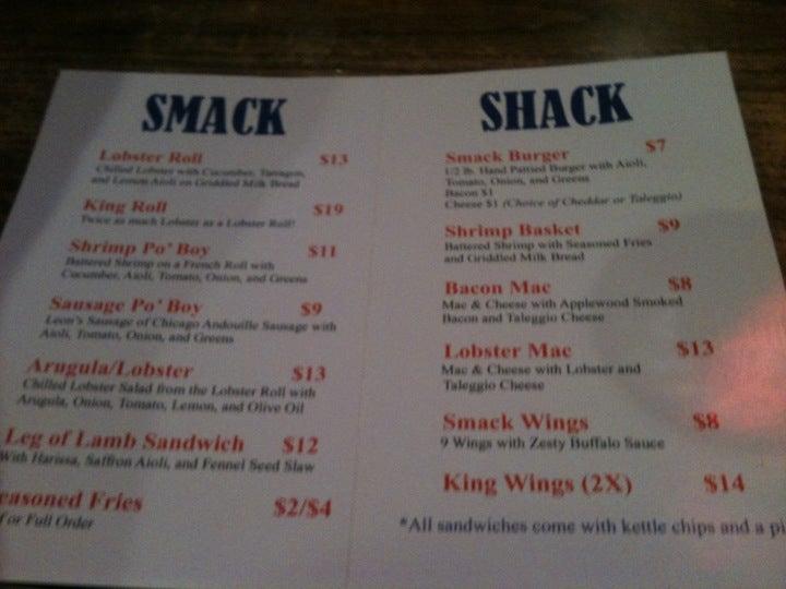 Menu at The 1029 Bar, Minneapolis, Marshall St NE