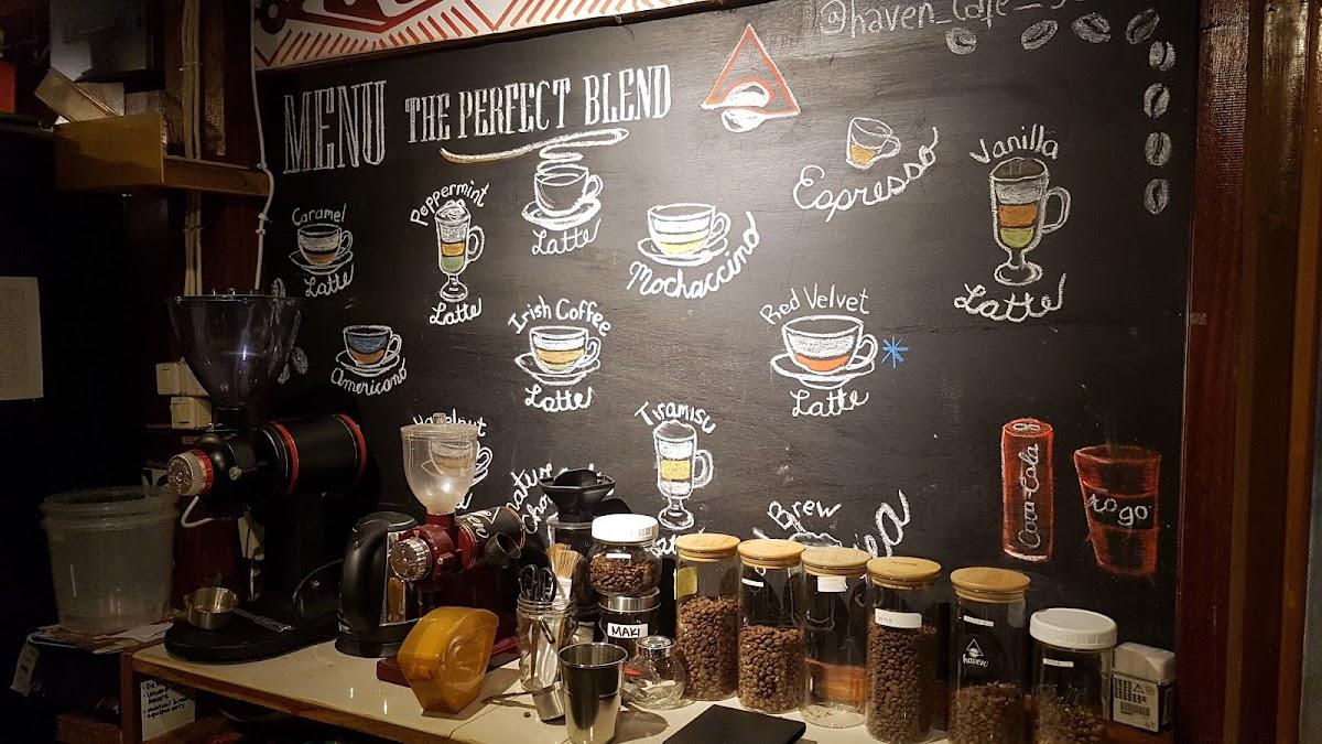 Menu at Haven Cafe Sentani, Hinekombe, ex-Bosco Fernandez
