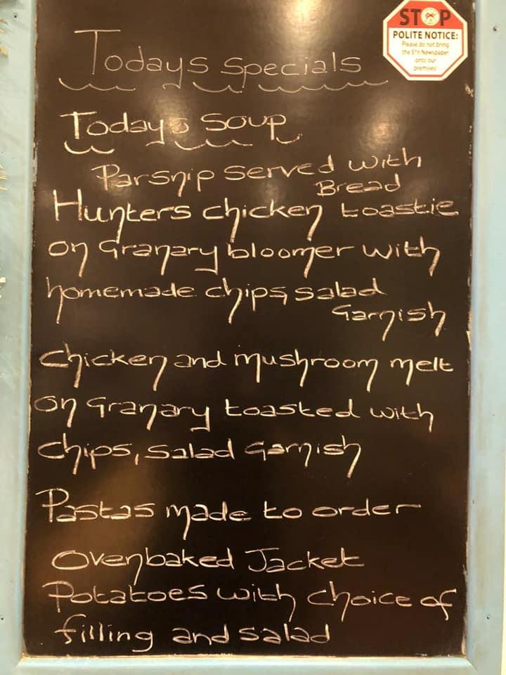 Menu at Cafe Cargo, Garston, 70 St Mary's Rd