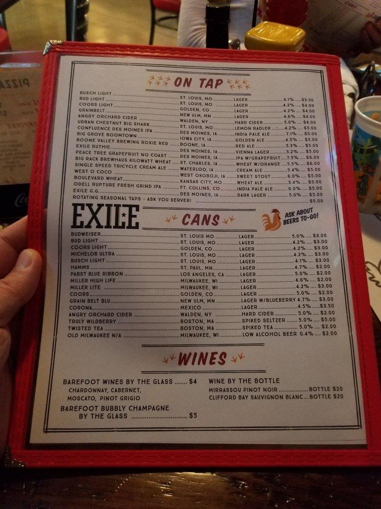 Menu at The Chicken pub & bar, Cumming