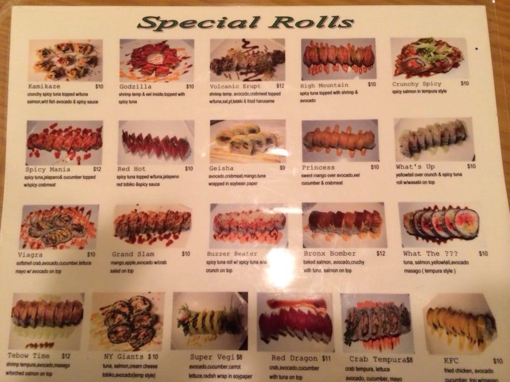 Menu at Arigato restaurant, North Haledon