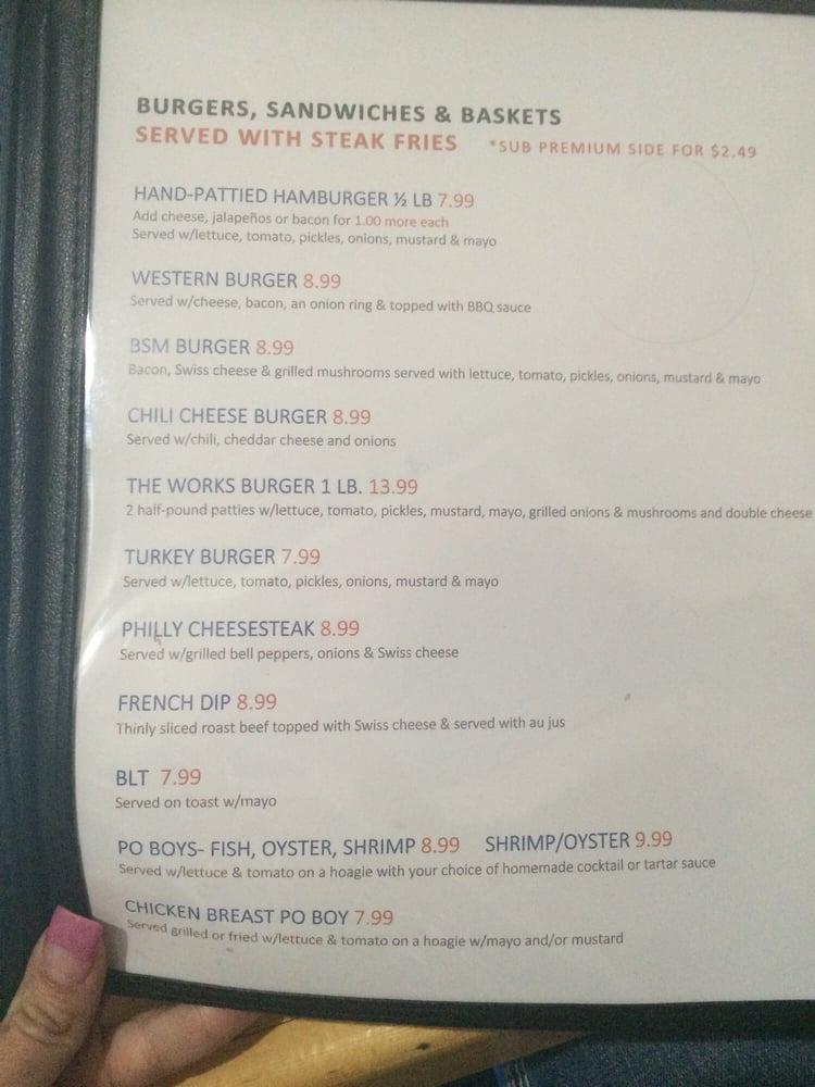 Menu at Nate's Westend Seafood & Steaks restaurant, Galveston, Termini ...