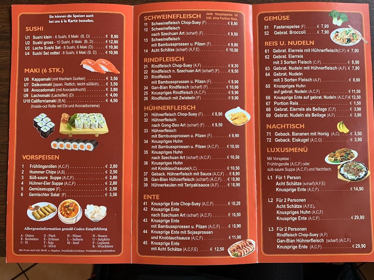 Menu at China - Restaurant happy Grill&Wok, Vöcklabruck
