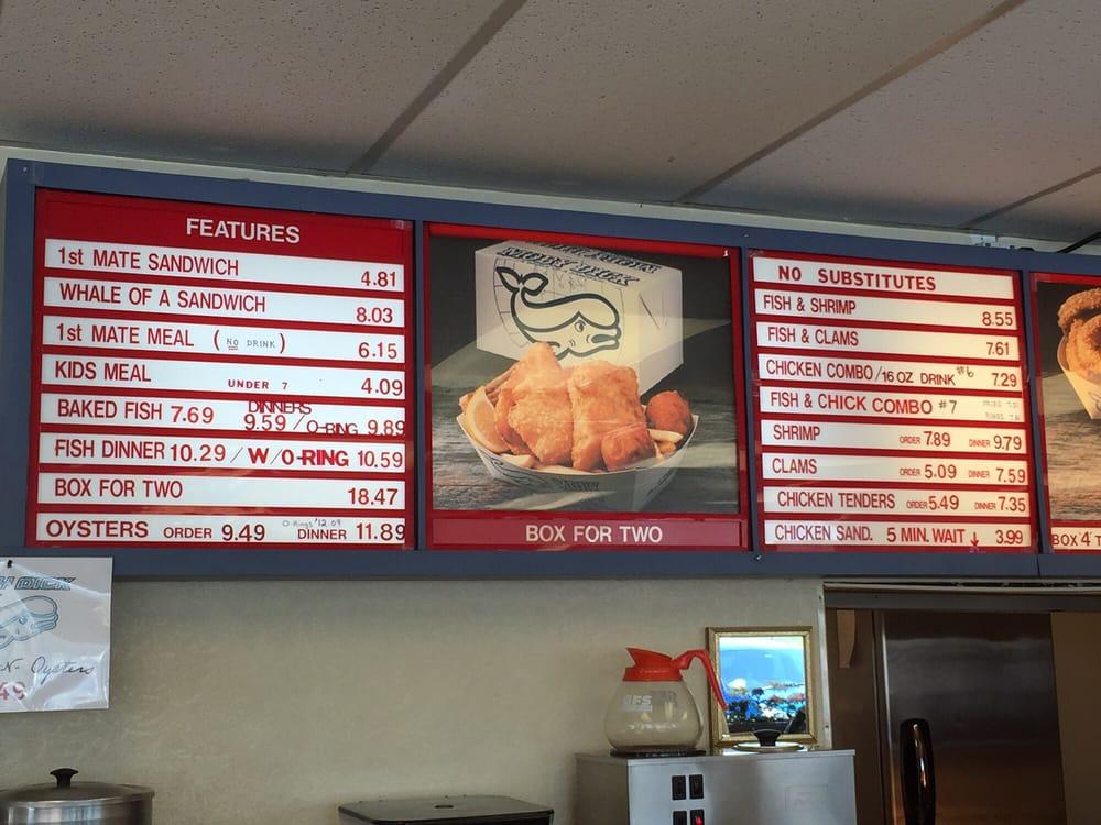 Menu at Moby Dick Restaurants, Louisville, Shelbyville Rd
