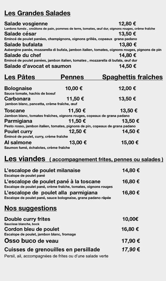 Menu au la Casa Verde restaurant, Forbach, 39 Rue Nationale