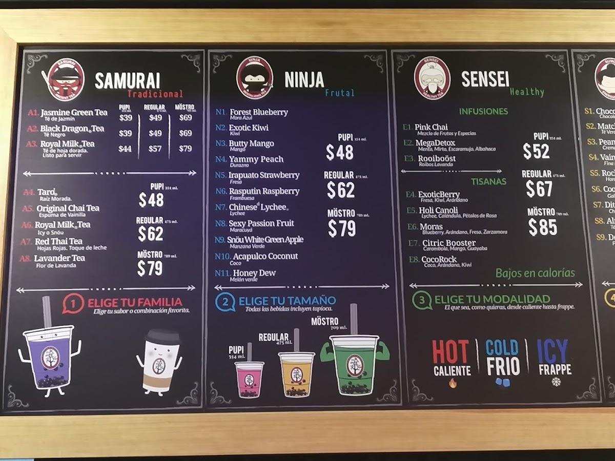 Carta del café Cassava Roots La Isla Merida, Merida