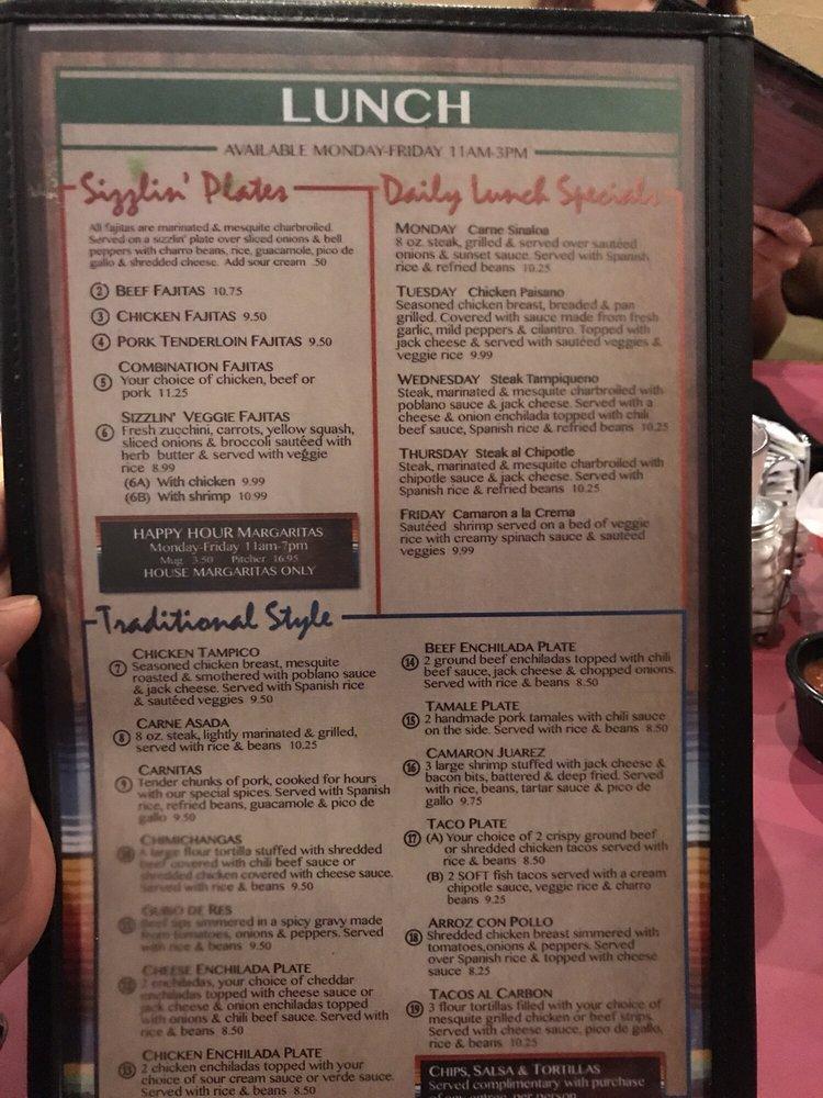 Menu at Mercado Juarez Cafe, Fort Worth, E Northside Dr