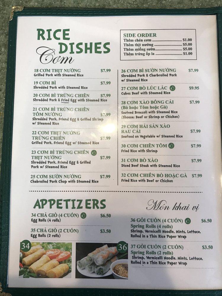 Menu at Pho 45 - La Mirada restaurant, La Mirada, La Mirada Blvd