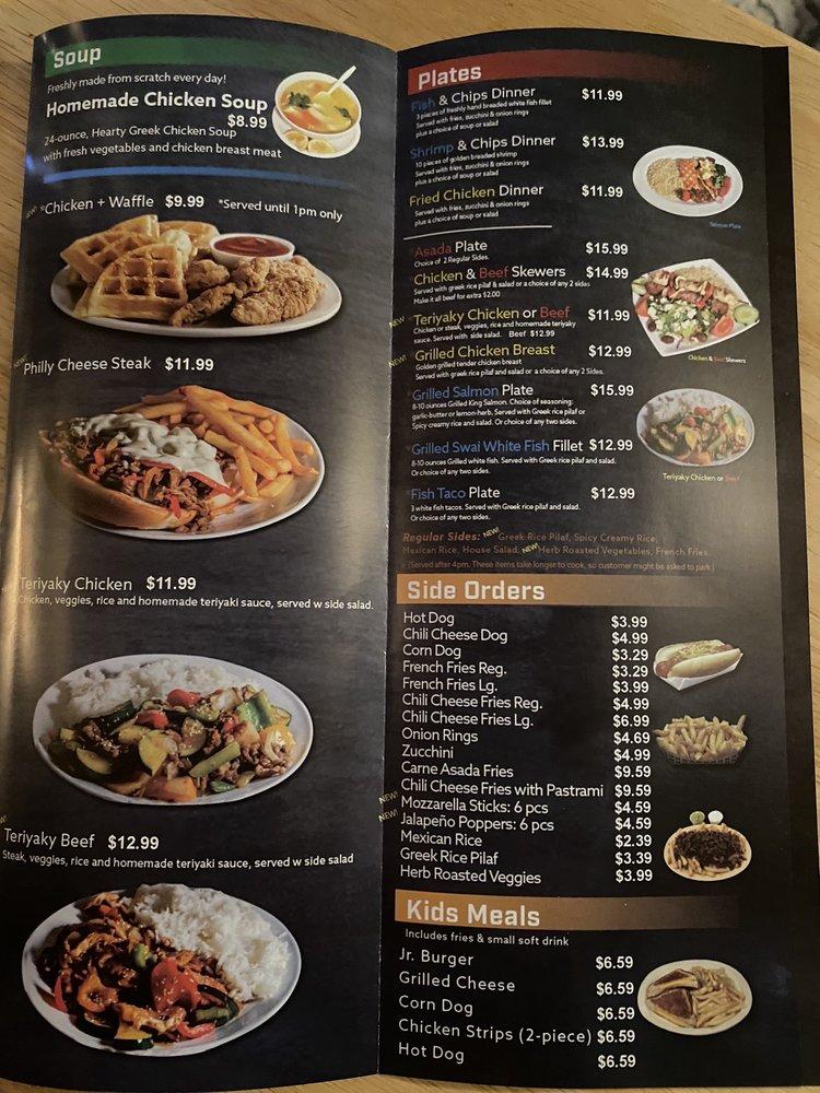 Menu at Titan Burgers Chino restaurant, Chino