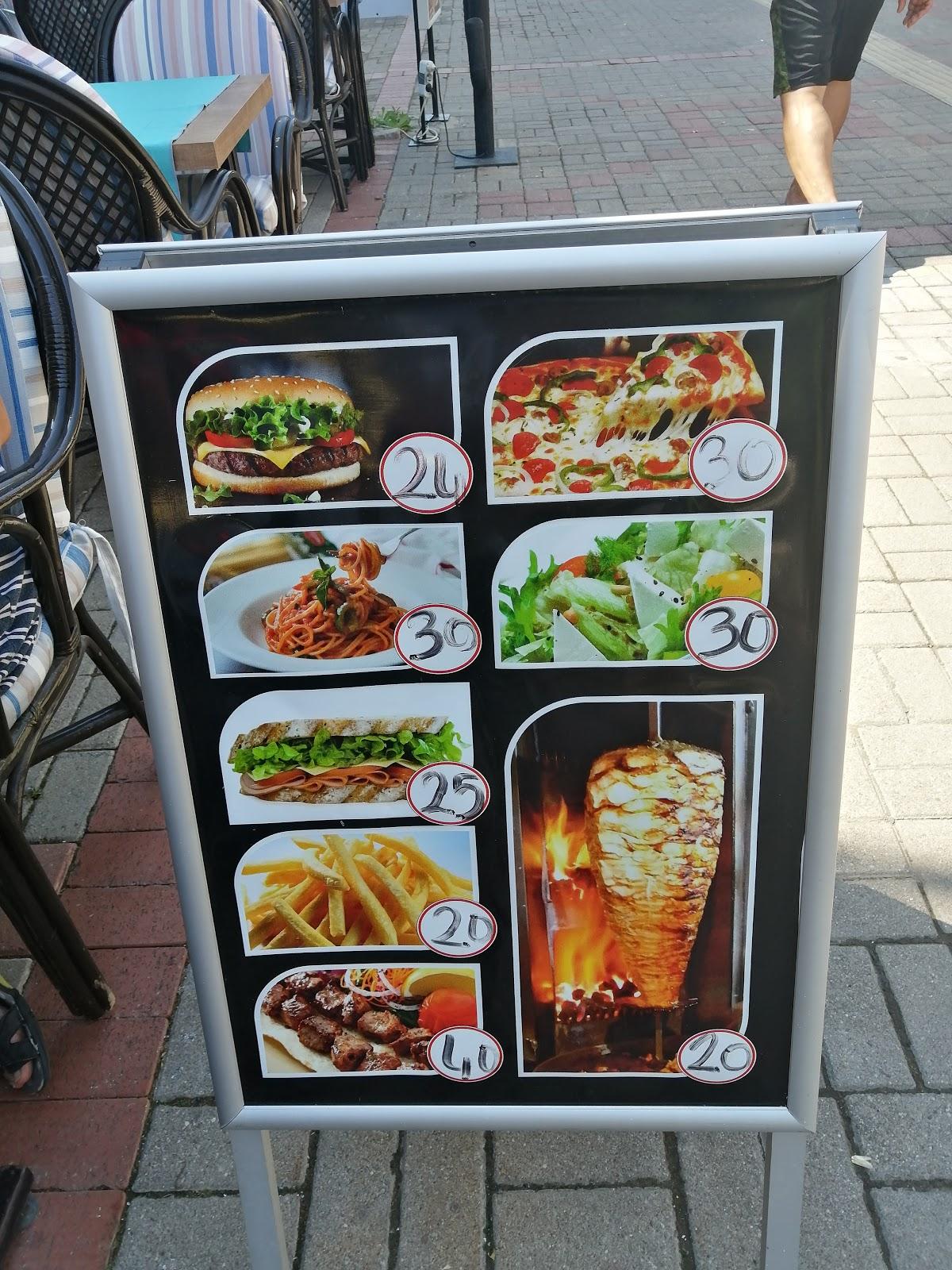 Menu at Little Mermaid, Alanya