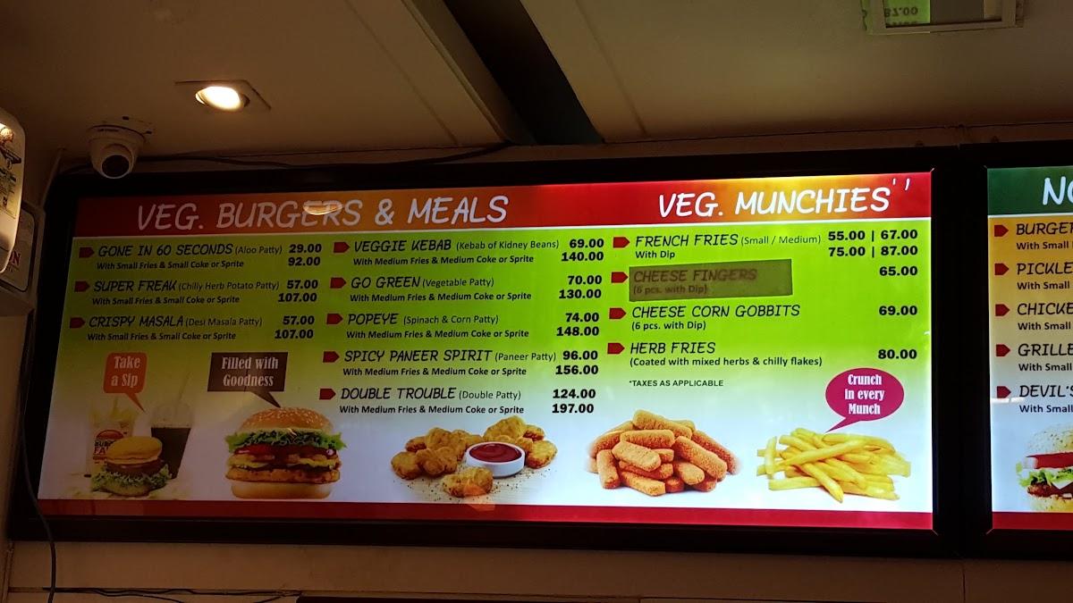 Menu at Burger Farm, Jaipur, 19