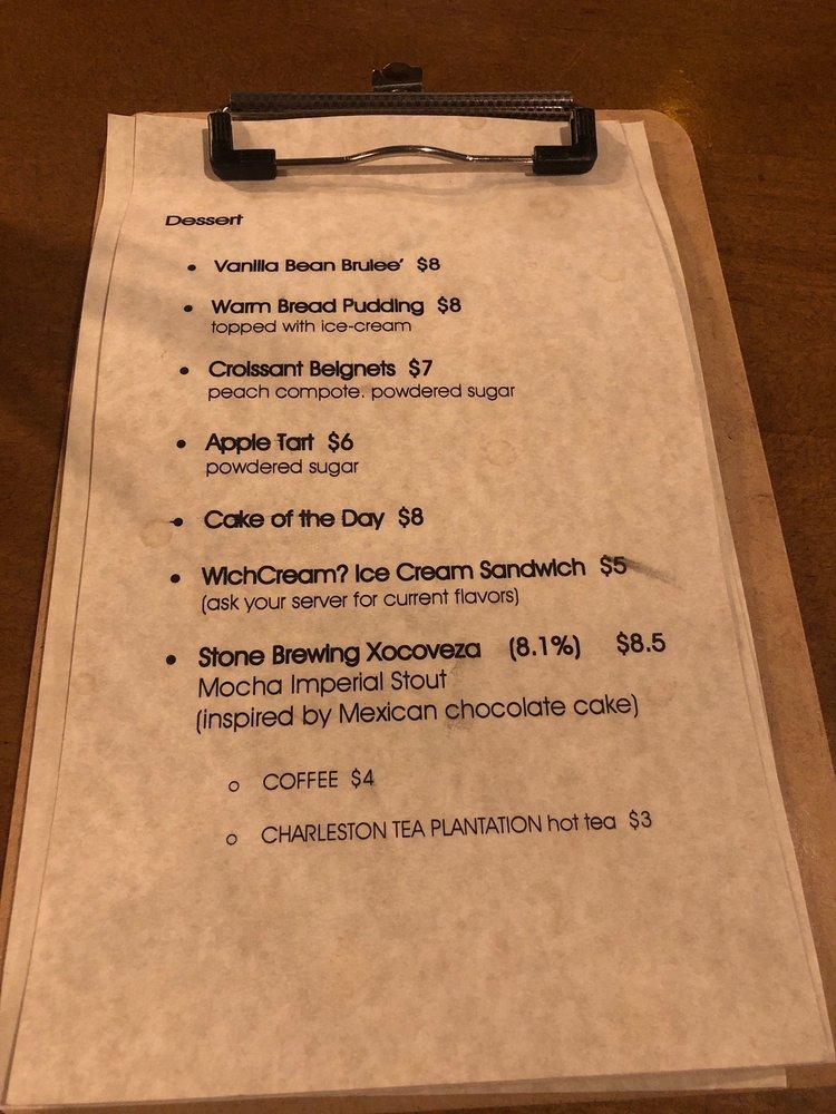 Menu at MOMO Kitchen & Market restaurant, Goose Creek