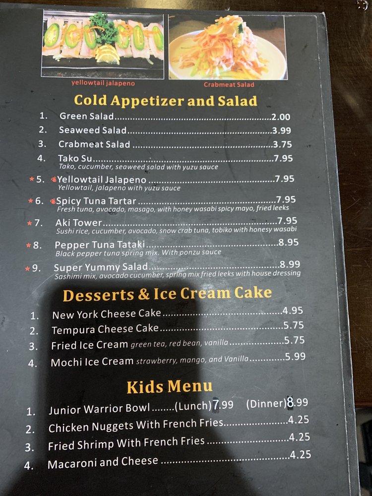 Carta del restaurante Super Yummy, Tomball, Farm to Market 2920 #160