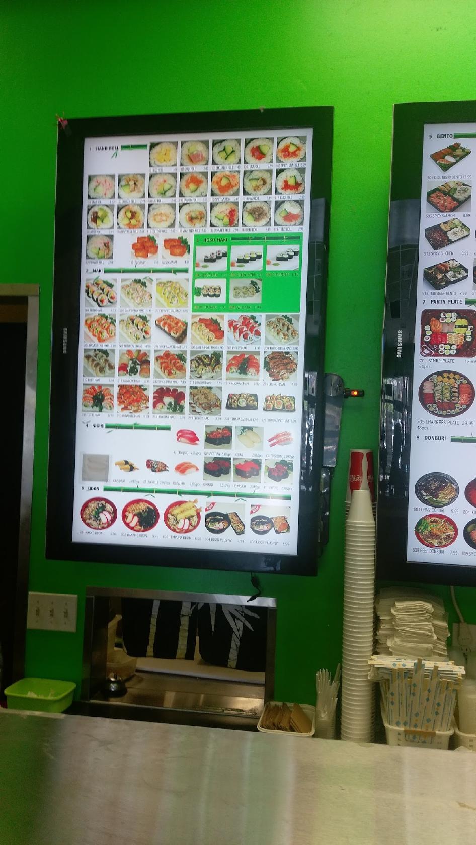 Menu at Sushiman restaurant, San Diego, College Grove Way #104