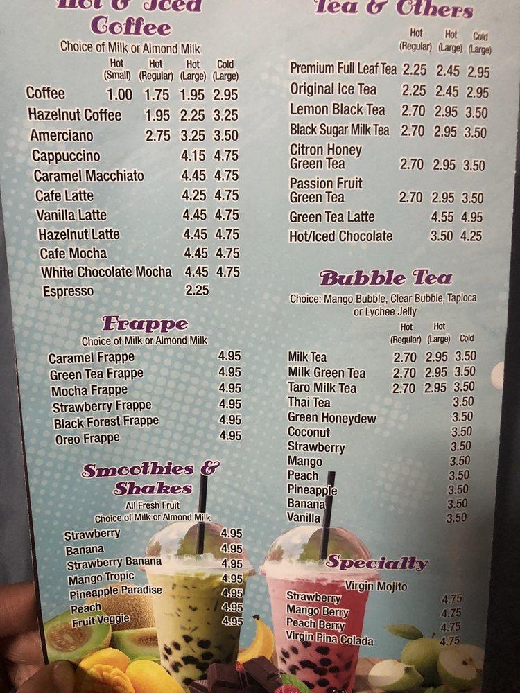 Menu at Ice Moon pub & bar, Elizabeth