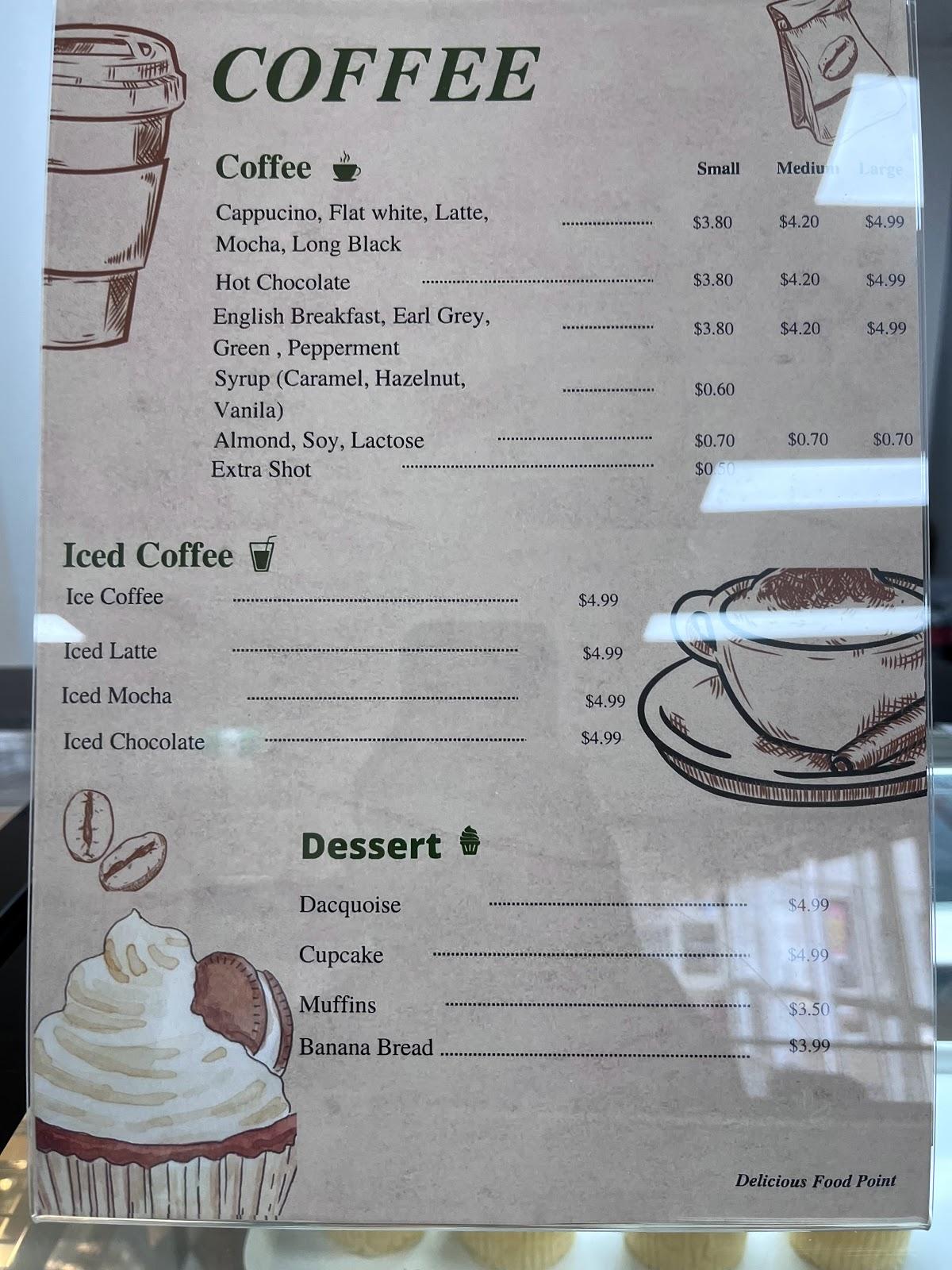 Menu at Delicious Food Point restaurant, Manunda
