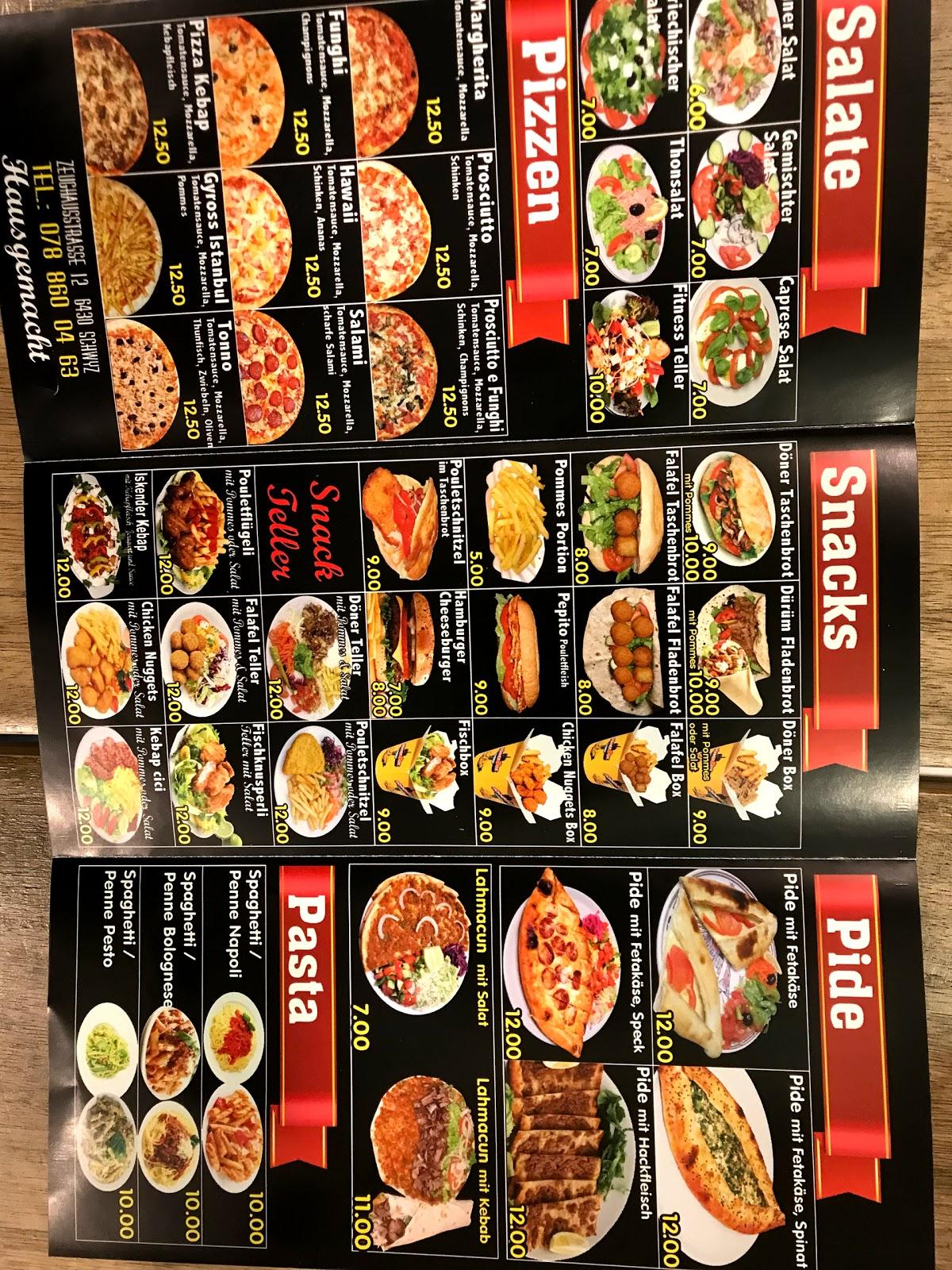 Menu da Der Hunger - Döner, Pizza, Poulet Grill, Svitto