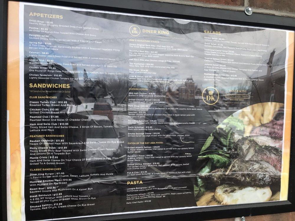 Diner King in Nobleton - Restaurant menu and reviews