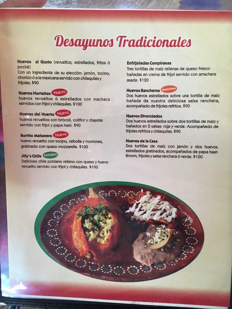Menu at Orlando's Restaurante, Loreto