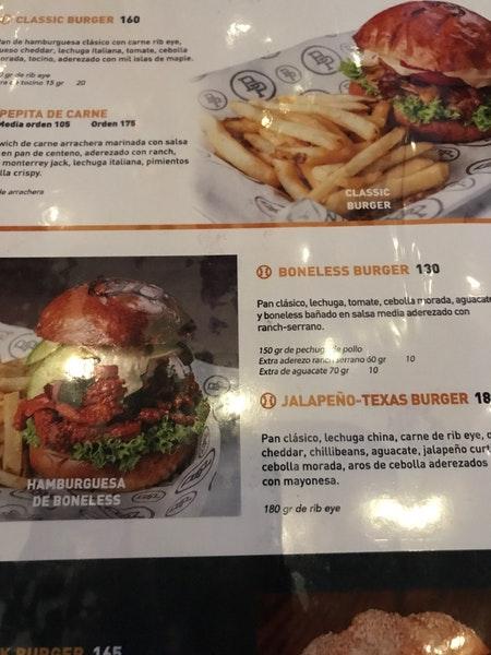 Carta del restaurante Ballpark Hermosillo, Hermosillo, Blvd. Luis ...