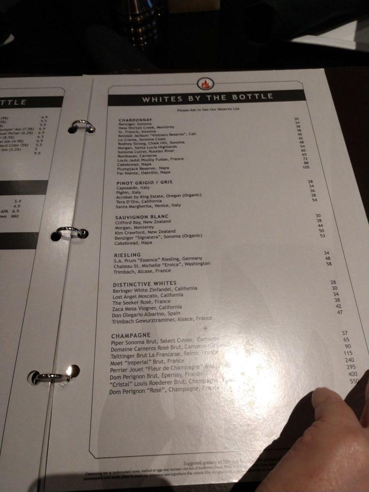 Menu at FlameStone American Grill pub & bar, Trinity