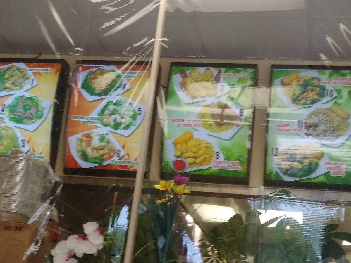Menu at Ming Garden Chinese restaurant, Winston-Salem