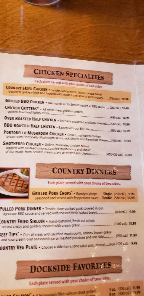 Menu at Texas Roadhouse BBQ, Aurora, 986 N State Rt 59