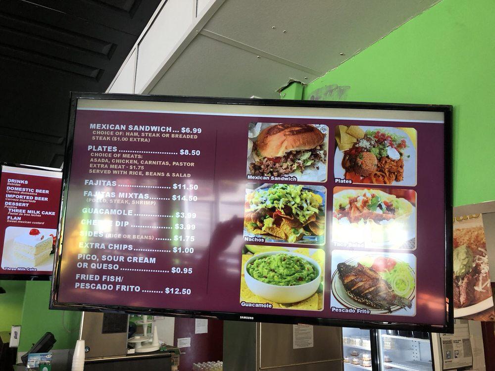 Menu at Echalee Mexican Grill restaurant, Tallahassee, 515 John Knox Rd
