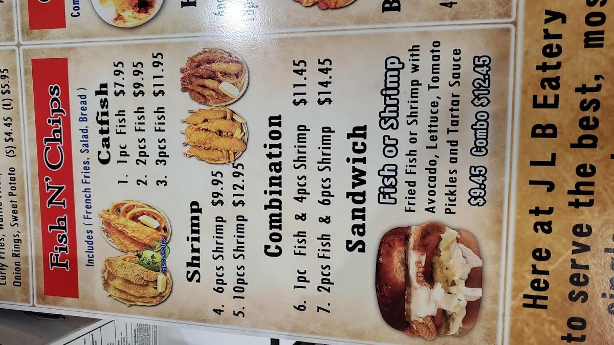 Carta del postres JLB Eatery, Cypress, FM 529 Ste. 110