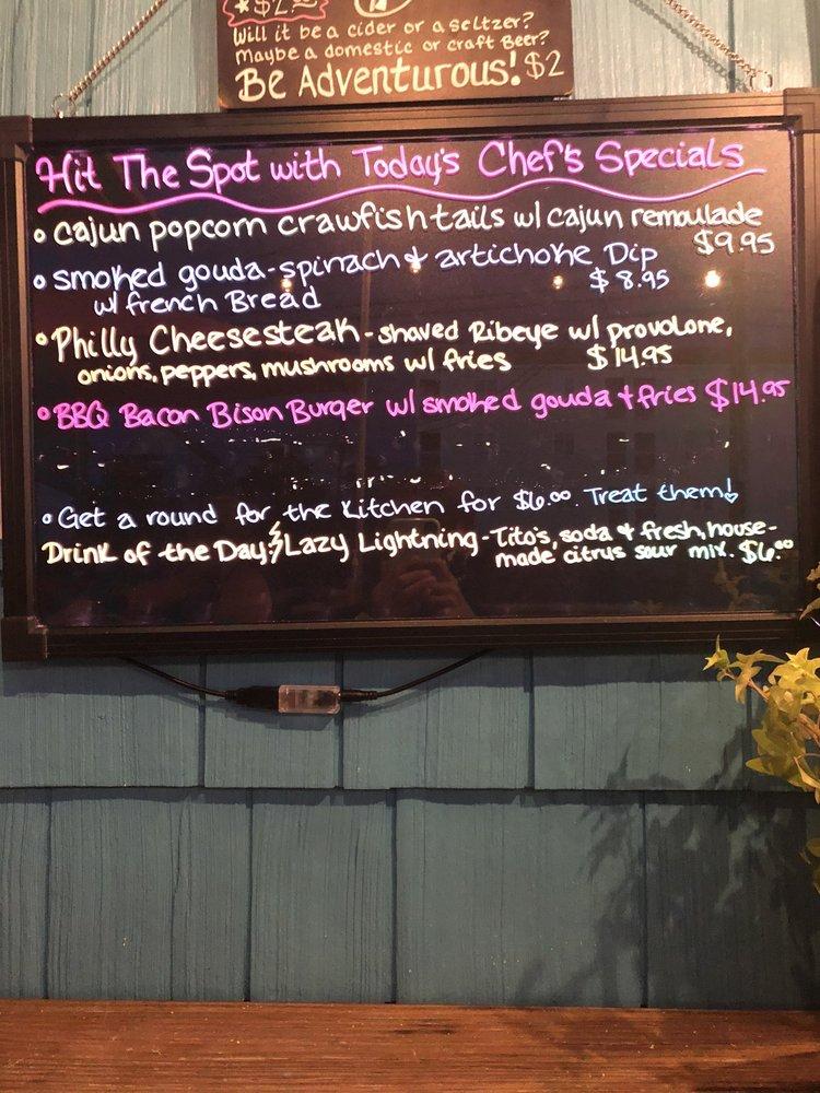 Menu at The Spot Bar & Kitchen, Carolina Beach