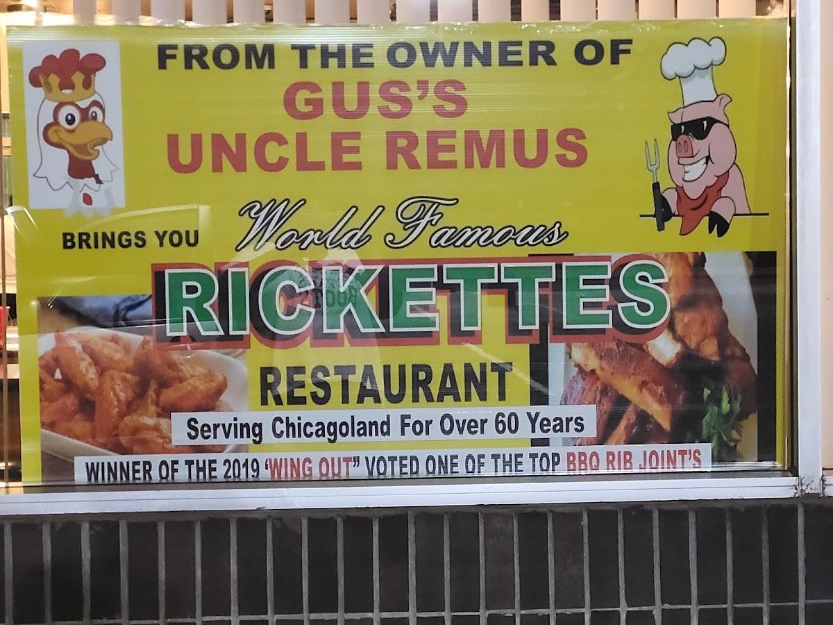 Rickette's Restaurant in Hillside - Restaurant menu and reviews