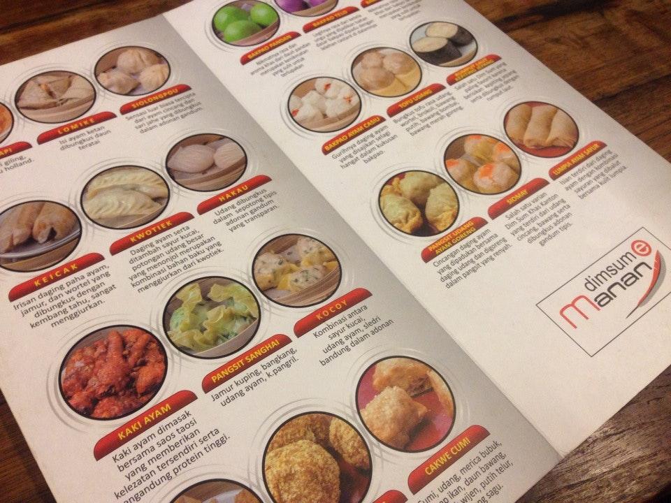 Menu at Dim Sum Manan - Warung Jogya restaurant, Lumajang