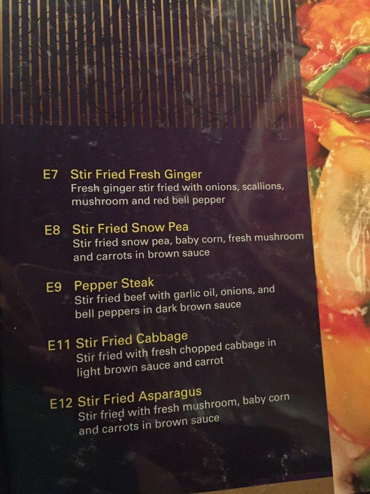 Menu at Thai Stellar restaurant, Webster, 803 E NASA Pkwy