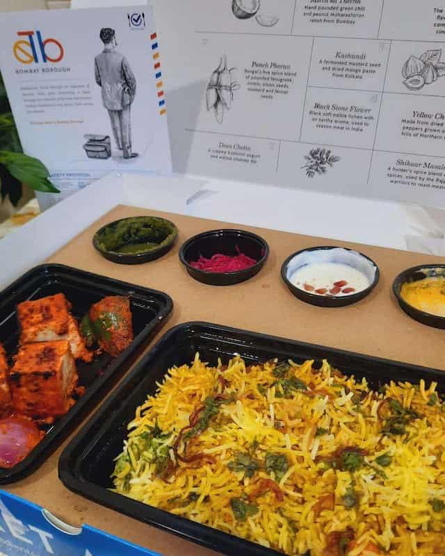 Menu at Bombay Borough - Indian Bar & Eatery, Dubai