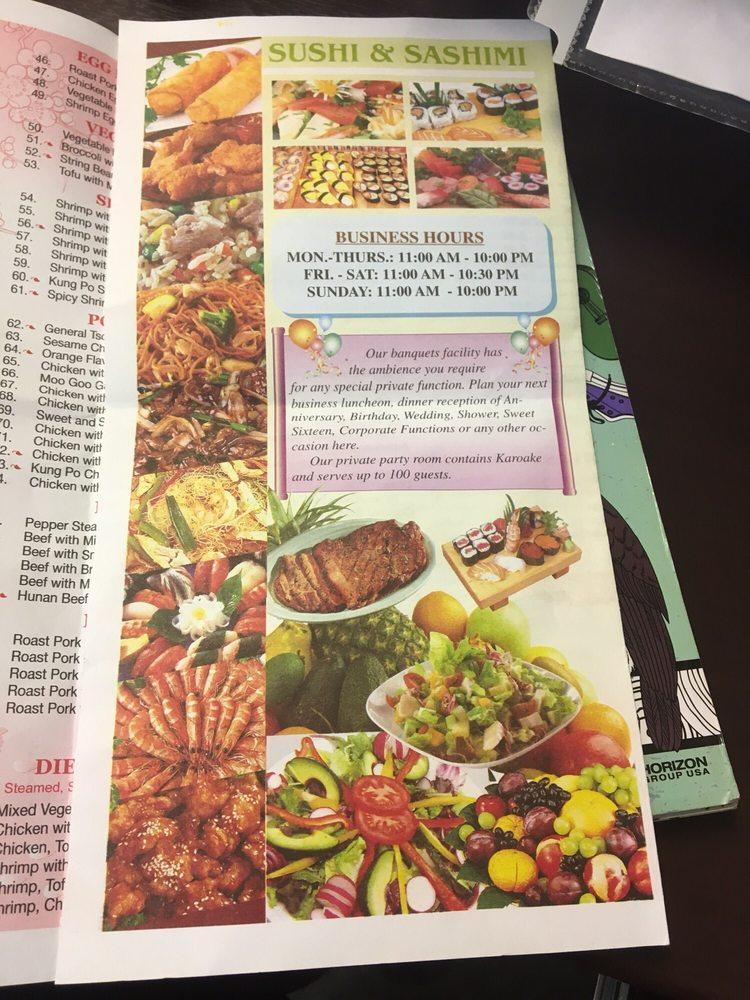 Menu at New Golden Buffet restaurant, Centereach