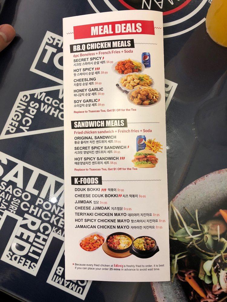 Menu at Ten Asian Food Hall restaurant, Cherry Hill