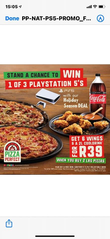 Menu at Pizza Perfect pizzeria, Hartbeespoort, R512 Pecanwood