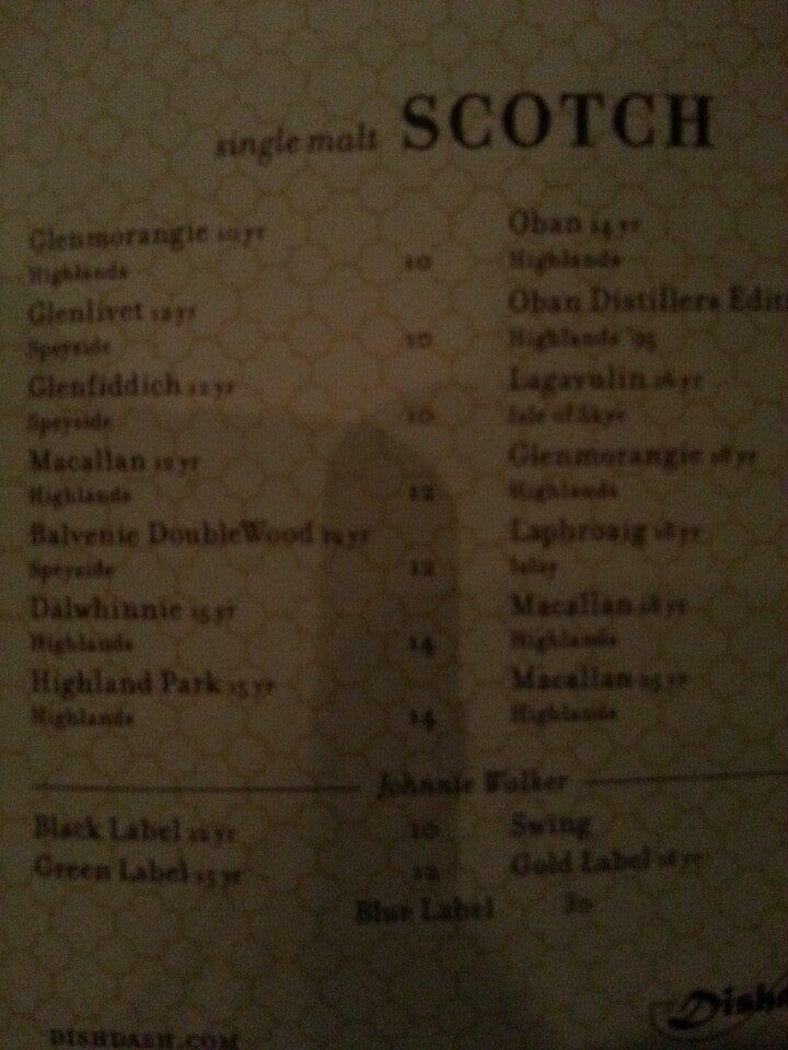 Menu at Dishdash Middle Eastern Cuisine restaurant, Sunnyvale, 190 S ...