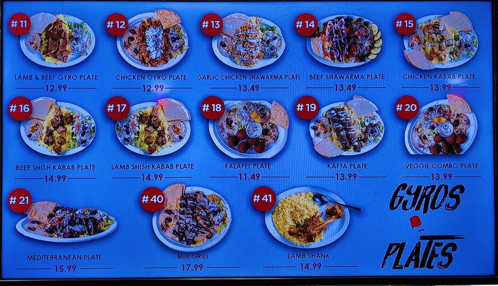 Menu at Gyros Plus restaurant, Everett