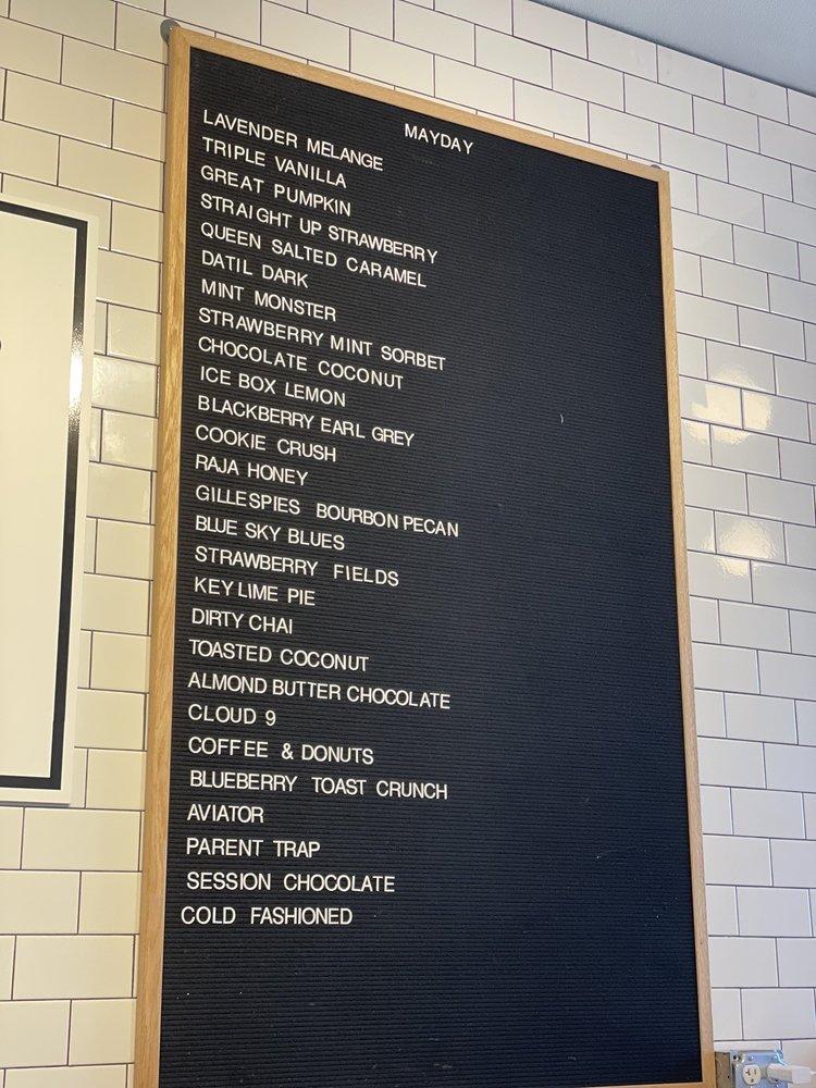 Menu at Mayday Ice Cream desserts, Jacksonville, 90 Riverside Ave Ste 605