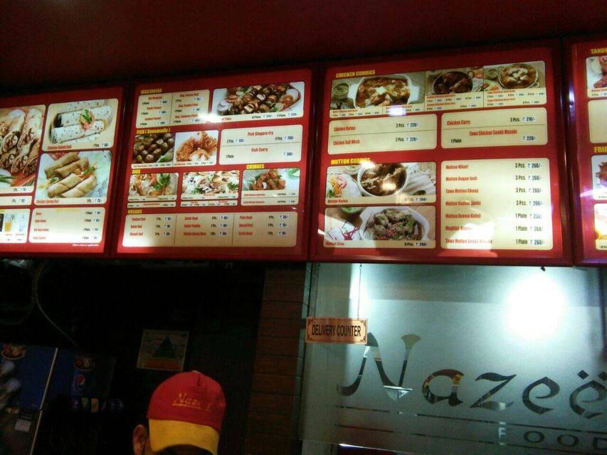Menu at Nazeer Foods, Noida, Great India Place