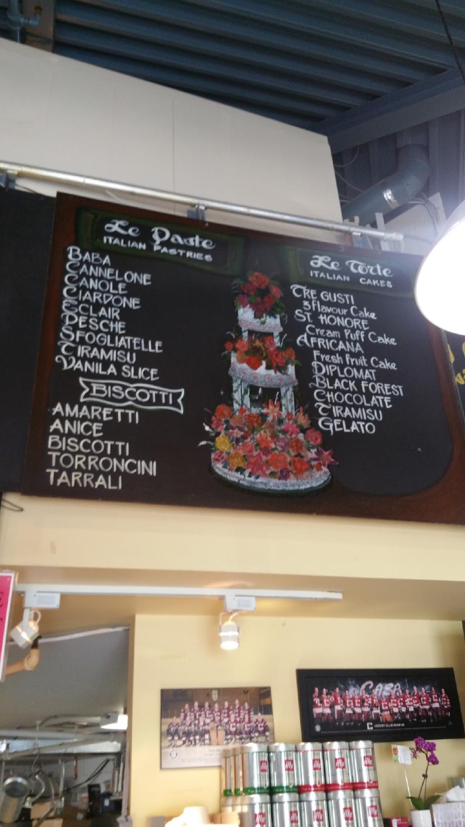 Menu at Casa Del Pane Bakery & Deli, Port Moody